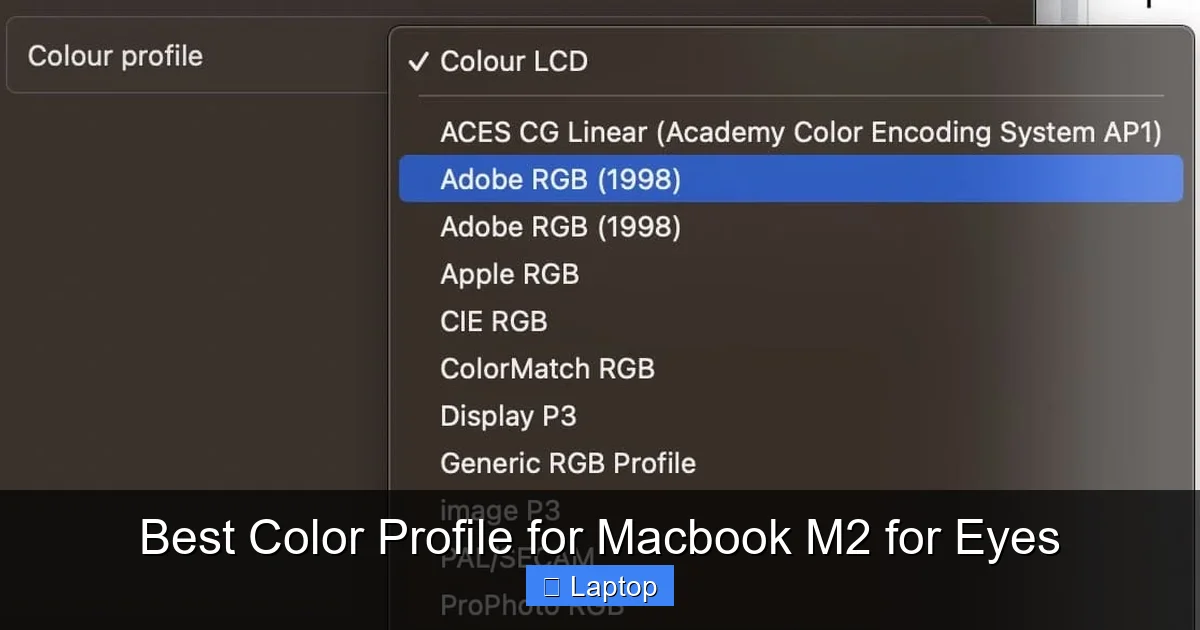 Best Color Profile for Macbook M2 for Eyes | ShoukhinTech